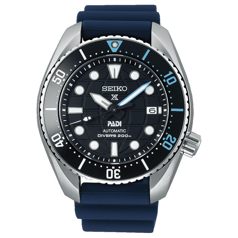 SEIKO Prospex PADI Solar Diver | Blå gummi dykkerur